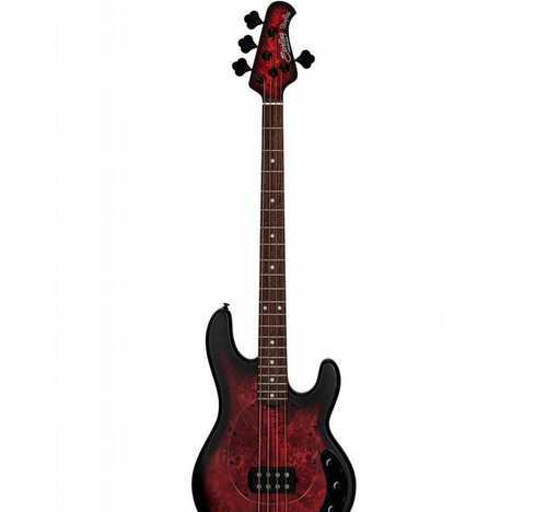 Бас-гитара Sterling StingRay Ray34PB Dark Scarlet