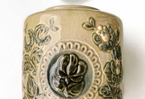 Декоративная банка (ваза) из керамики эпохи СССР