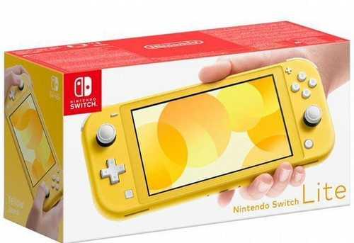 Nintendo switch lite yellow (новая, гарантия)