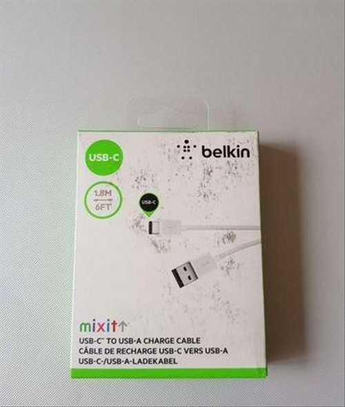 Кабель USB Type-C Belkin 1.8м новый