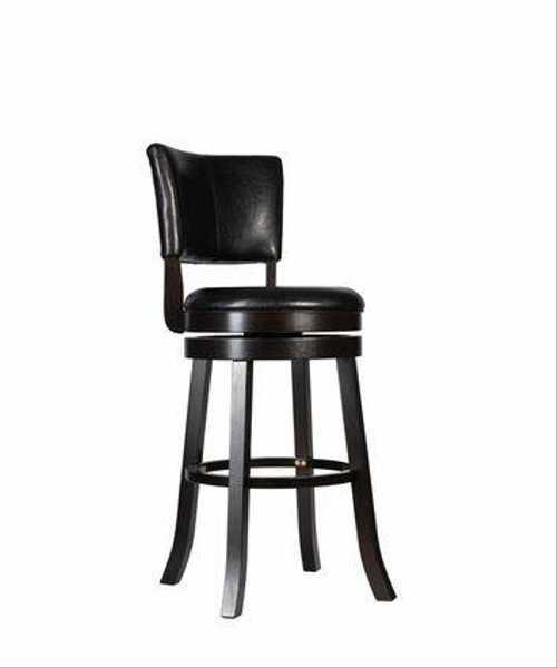Полубарный черный деревянный стул лофт John 4090