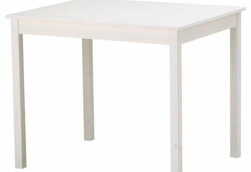 Стол белый IKEA 90х70 ölmstad олмстад