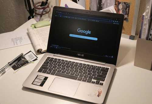 Ноутбук Zenbook asus ux 310u с чехлом
