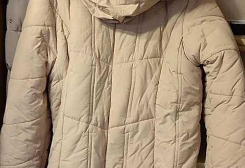 Теплая куртка- полупальто женская, зима демисезон