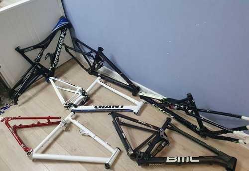 Рамы Двухподвесы: Giant, BMC, Radon, Cannondale