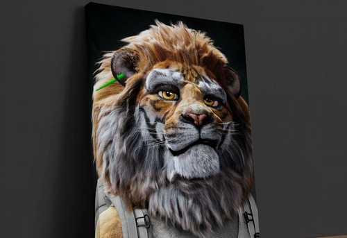 Картины Брутальный лев