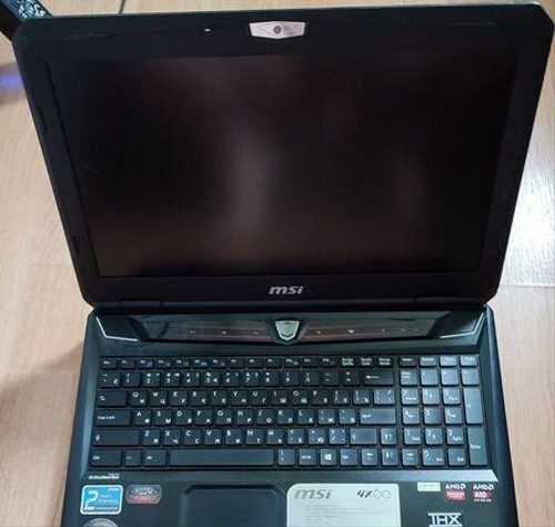 Игровой ноутбук msi GX60 - 3AE