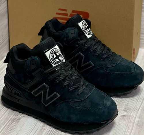 Кроссовки New Balance 574 Stone Island зимние