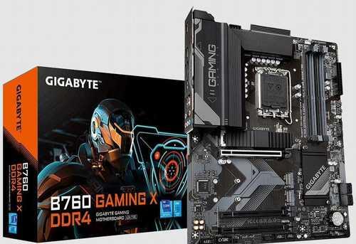 Новая игровая Gigabyte B760 gaming X DDR4 LGA 1700