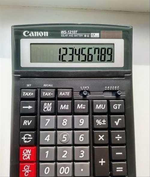 Калькулятор Canon WS-1210T (новый)