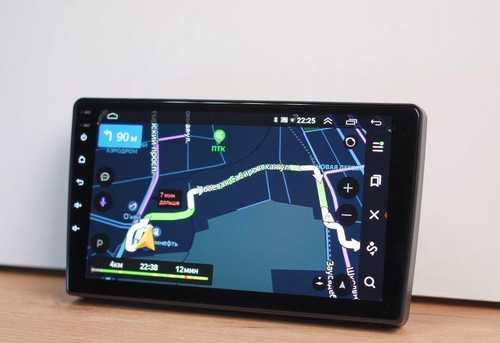 Магнитола 9" на KIA с Carplay, Wi-Fi +камера