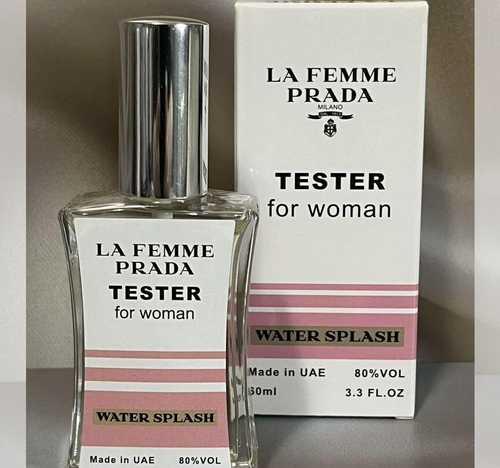 Prada la femme water splash 60 ml тестер ОАЭ