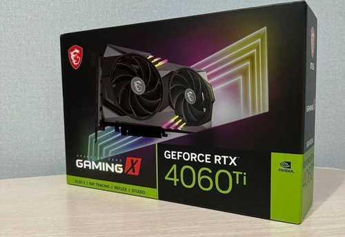 Новая MSI GeForce RTX 4060 Ti gaming X 8GB