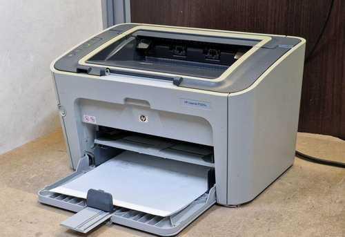 Принтер HP LaserJet P1505n c новым картриджем