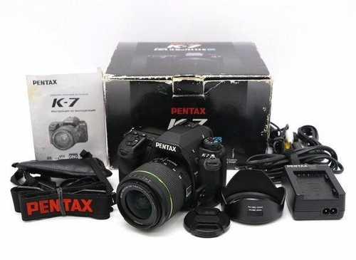 Pentax K-7 kit в упаковке (пробег 7535 кадров)