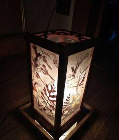 Светильник (фонарь, ночник) в японском стиле