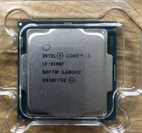 Процессор intel core i3 9100f