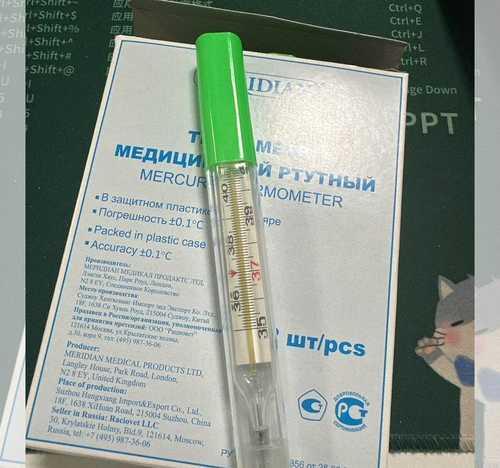 Термометр ртутный