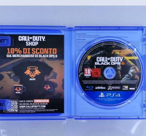 Call of Duty Black Ops 6 ps4 диск лицензия