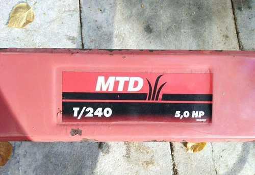 Культиватор MTD T240