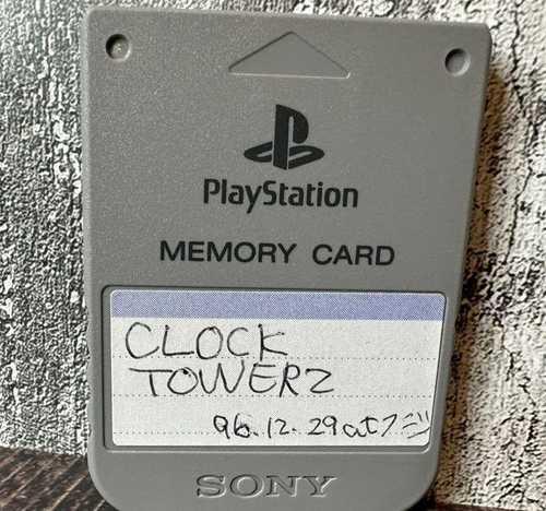 Карта памяти пс1 / ps1 memory card ps Japan