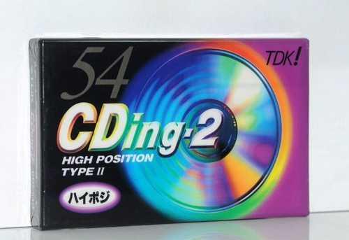 Аудиокассета TDK CDing-2 54 japan market (4659)