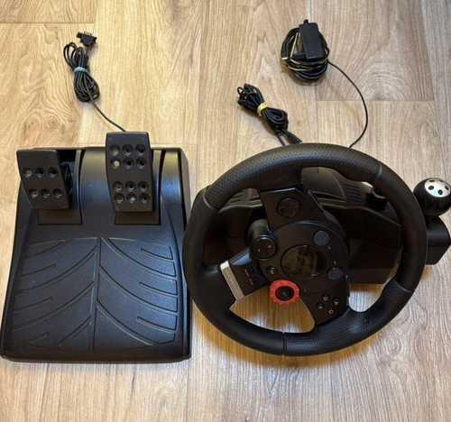 Игровой руль logitech driving force gt