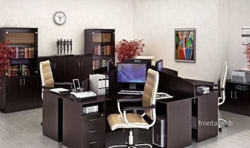 Стол офисный угловой imago венге (опт)