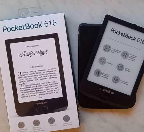 Электронная книга PocketBook 616 + Чехол