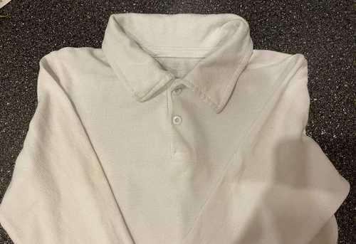 Рубашка polo 122-128 белая