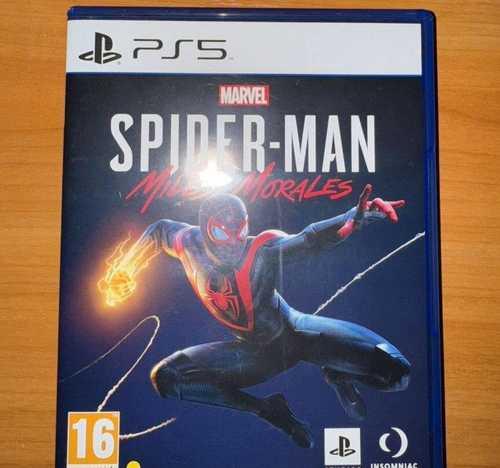 Spider man miles morales ps5 диск