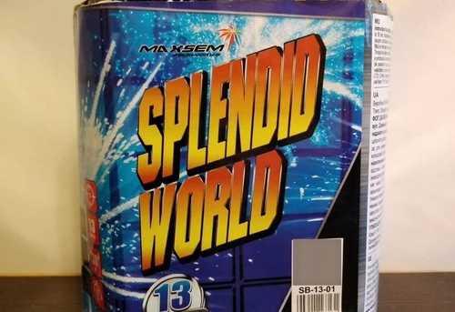 Салют фейерверк"splendid world" 13 залпов SB-13-01
