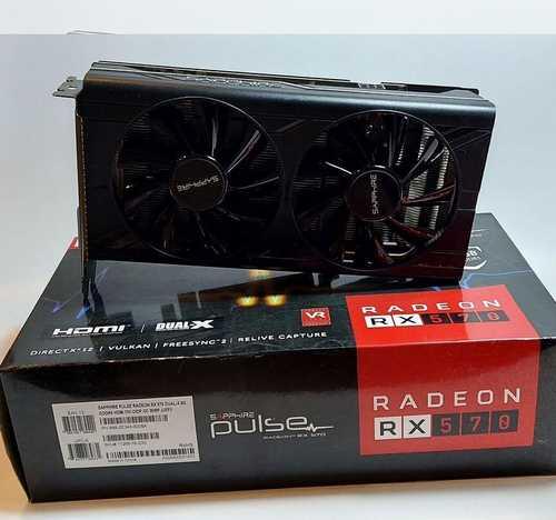 Видеокарта rx570 8gb Sapphire