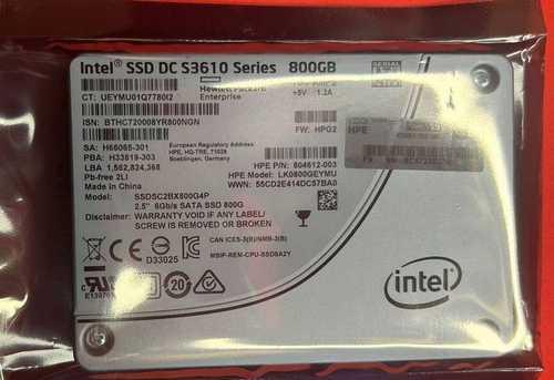 SSD intel 800GB S3610