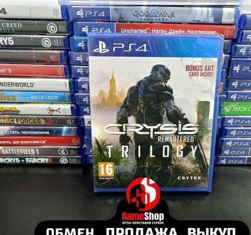 Crysis Remastered Trilogy диск ps4