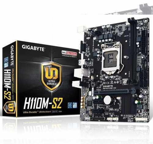 Материнская плата gigabyte GA-H110M-S2PV