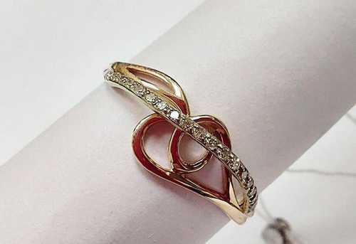 Золотое кольцо с бриллиантами 20 размер