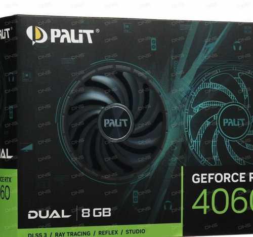 Видеокарта palit geforce rtx 4060 dual