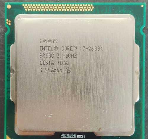 Процессор intel core i7 2600K, LGA 1155