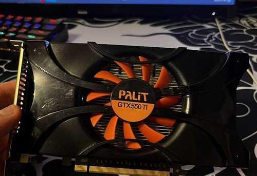 Видеокарта Видеокарта Palit GeForce GTX 550 Ti 1GB