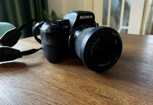 Зеркальный фотоаппарат sony a 200