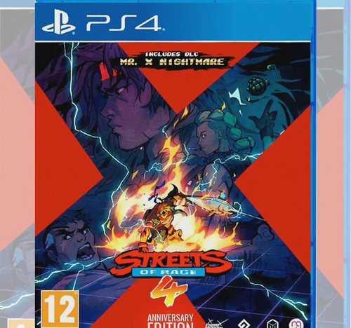 PS4 Streets of Rage 4 Anniversary Edition (русски