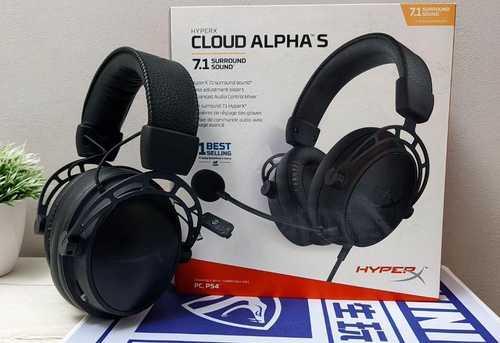 Игровые наушники Hyperx cloud alpha S Black