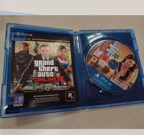 Диски на ps4 gta 5 Premium Edition