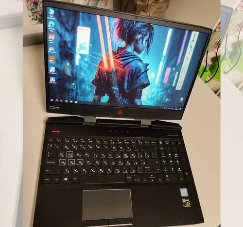 HP Omen GTX 1070 8gb/32gb/144hz/1256gb/i7-8750H