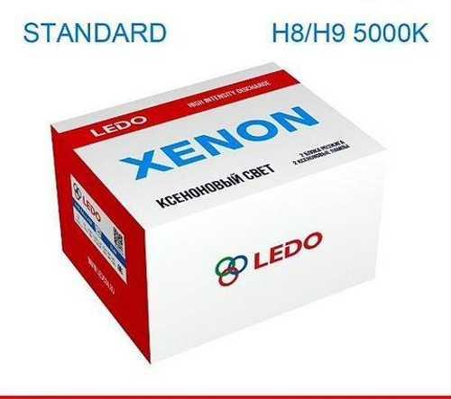 Комплект ксенона h8/h9 5000k ledo 12v