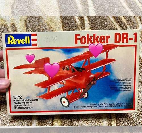 Сборная модель Fokker Dr-1