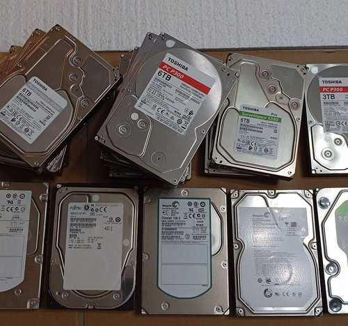 Неисправные HDD 6тб 3Тб 2Тб жесткие диски