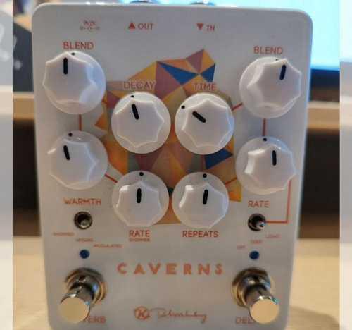 Педаль эффектов Keeley Electronics Caverns D+R USA