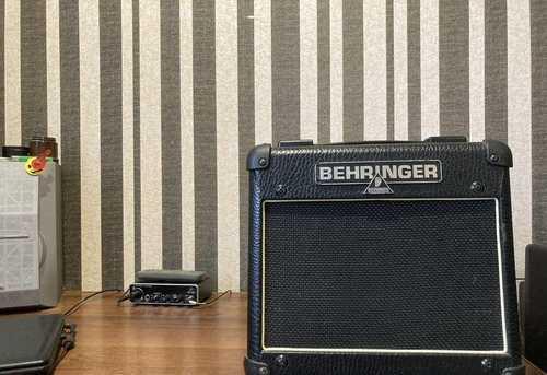 Гитарный комбоусилитель behringer AC108 15w